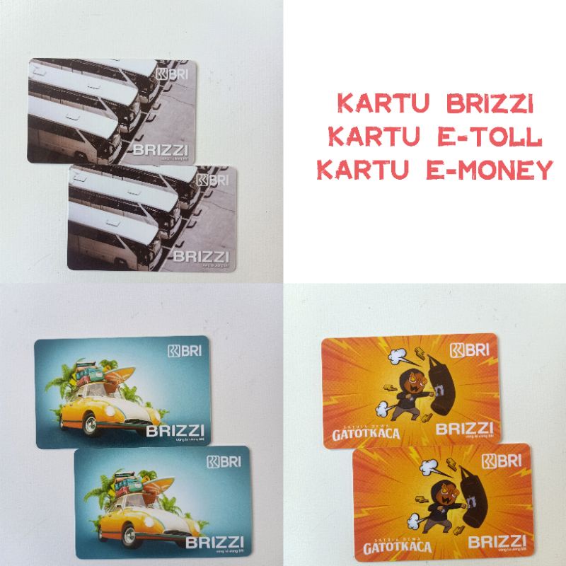 Jual Kartu Flazz Brizzi BRI / Kartu E-Toll / E-Money | Shopee Indonesia