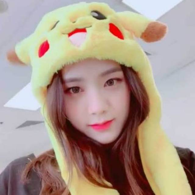 Jual PIKACHU HAT TOPI BUNNY RABBIT EXO BTS RED VELVET TWICE WANNAONE ...