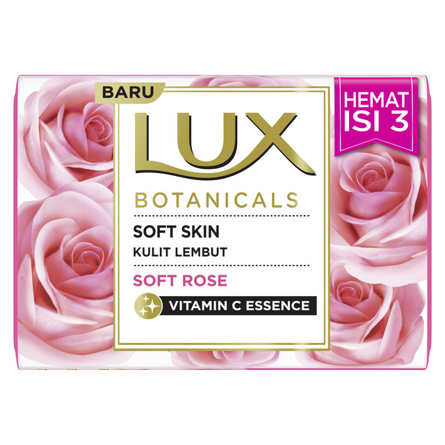 Jual Lux Botanicals Sabun Batang Multipack Soft Rose 3X100G | Shopee ...