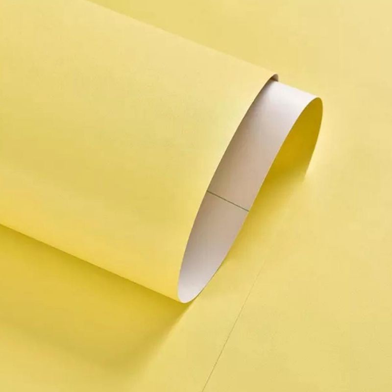 Jual Wallpaper Dinding Polos Motif Pastel Kuning H010 ukuran 10 meter x ...