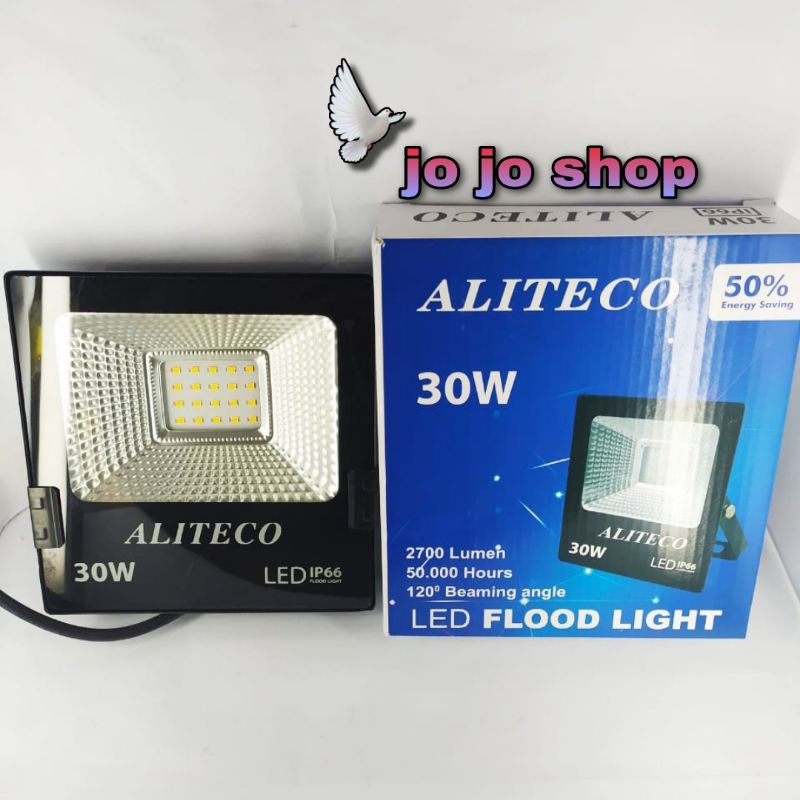 Jual Kap Lampu Sorot/Lampu Tembak 30 Watt ALITECO Cahaya Putih Dan Kuning | Shopee Indonesia