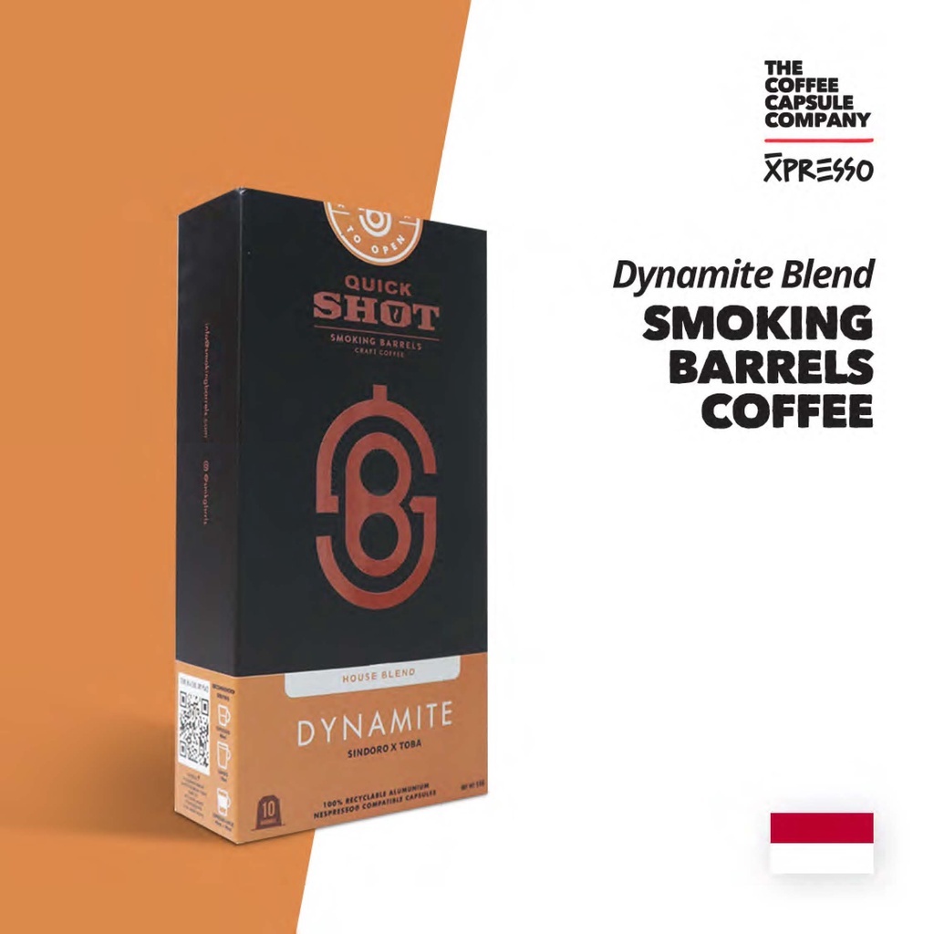 Jual Smoking Barrels Coffee - Dynamite Blend - Kopi Kapsul - Coffee ...