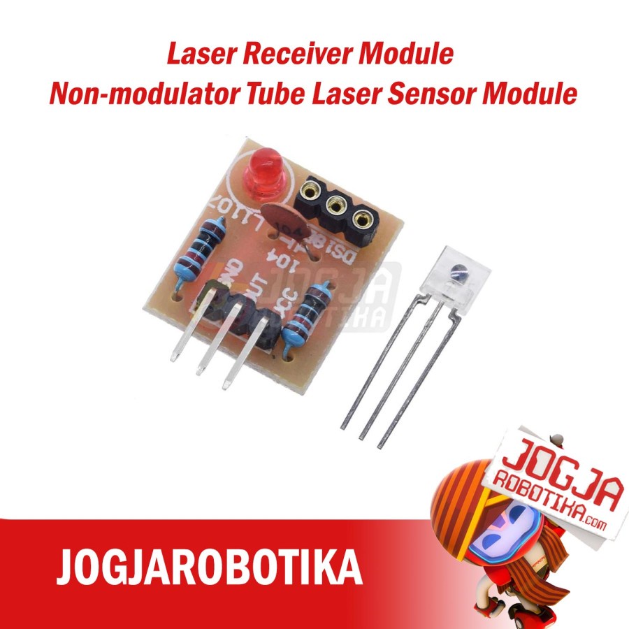 Jual Laser Receiver Module Non Modulator Tube Laser Sensor Module