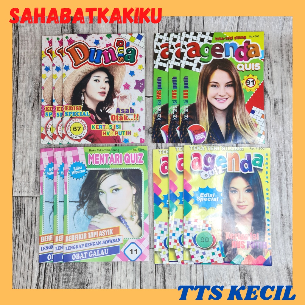 Jual Buku TTS pendek / Buku TTS Quiz / Teka Teki Silang | Shopee Indonesia