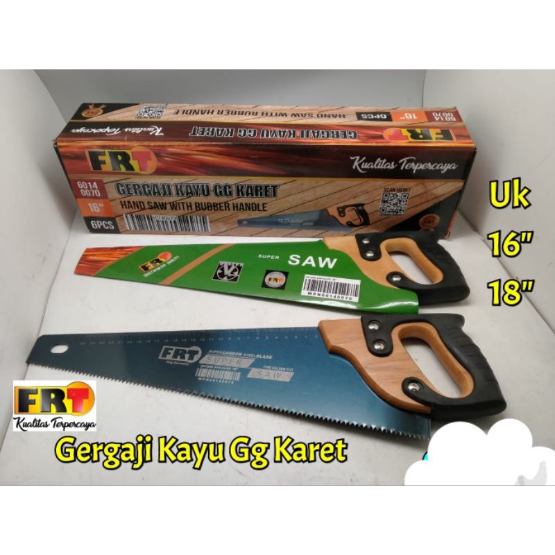 Jual Geraji /gergaji tangan graji kayu karet graji belah frt 16 ...