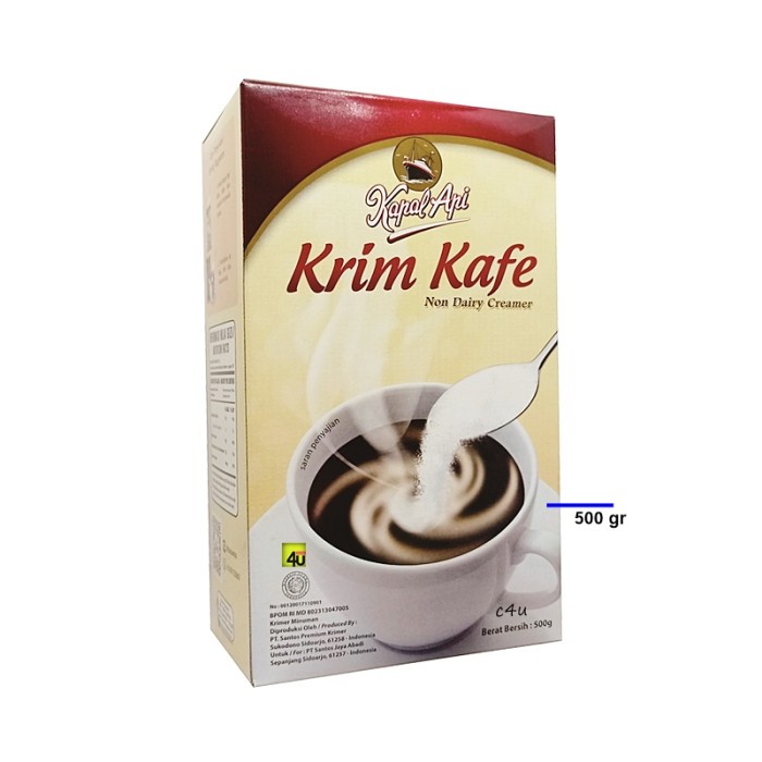 Jual Krimer- Kapal Api Krim Kafe - Non Dairy Creamer - Box 500 Gr ...