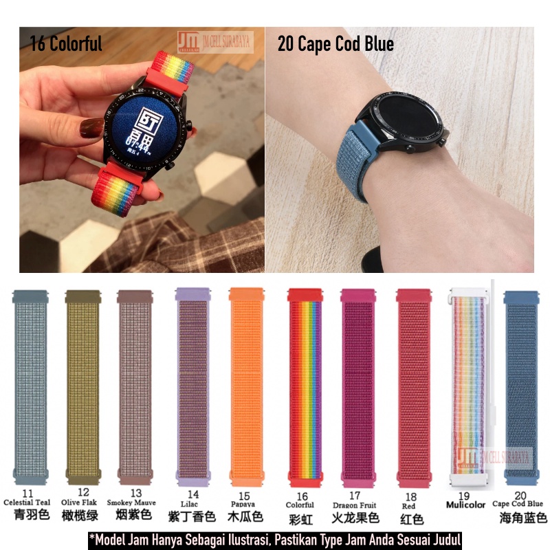 Jual Sport Loop Watch Strap Huawei Watch GT 6 5 4 3 GT6 GT5 GT4 GT3 Pro ...