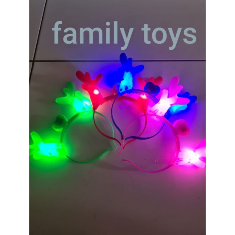 Jual family games Bando led lampu tanduk RUSA party tahun baru natal ...