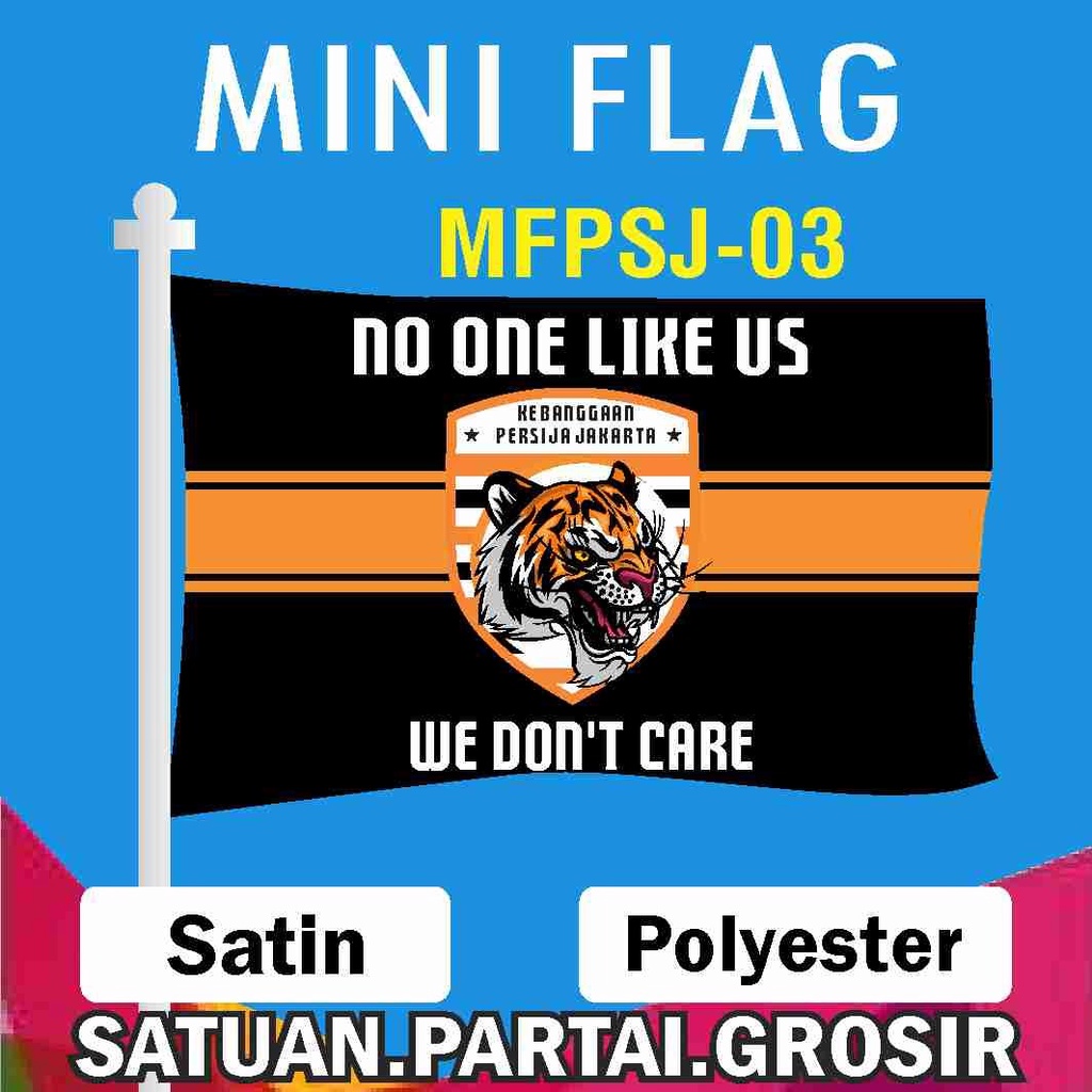 Jual MINI FLAG PERSIJA / BENDERA PERSIJA / CETAK BENDERA CUSTOM FULL ...