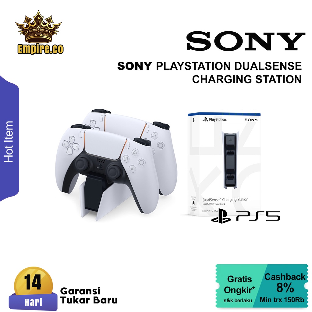 Jual PS5 Dual Sense / Stik / Stick DualSense Charging Station Original ...