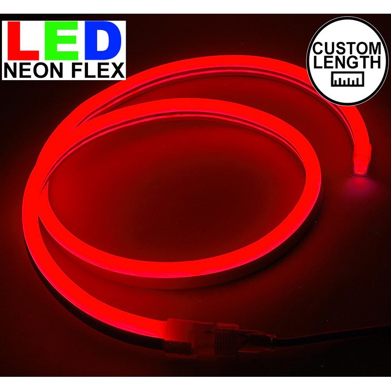 Jual Lampu Led neon flexible Rope light Custom Warna merah / Red ...