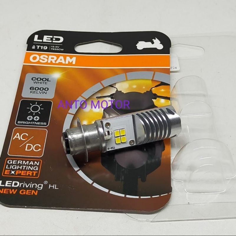 Jual BOHLAM LED OSRAM K1 PUTIH 12V 5/6W BEBEK MATIC SPORT ASLI OSRAM ...