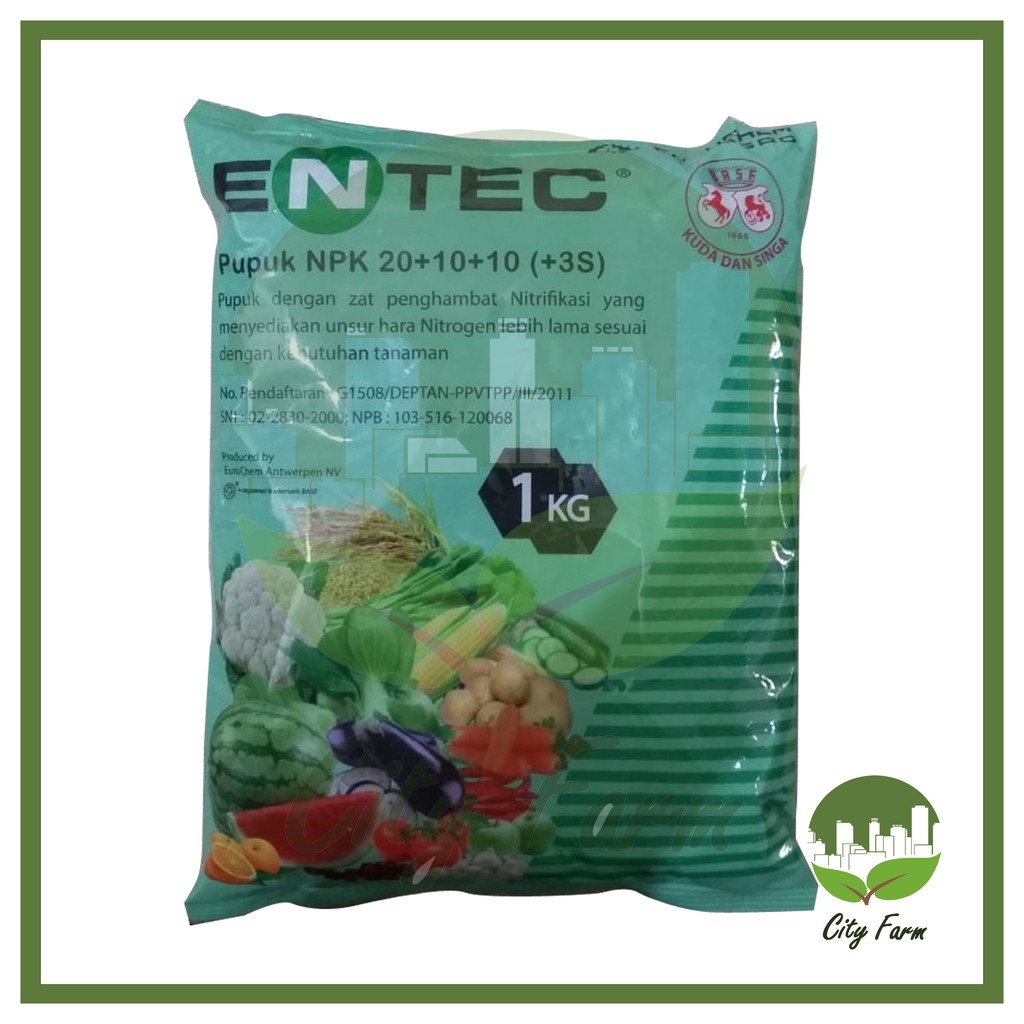 Jual NPK ENTEC 20-10-10 (+3S) - (1 KG) | Shopee Indonesia