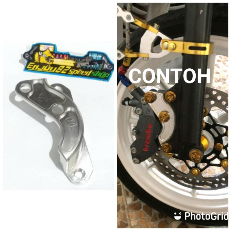 Jual Breket Bracket Kaliper Big Pot 4p 4 piston Mio new / mio smile ...