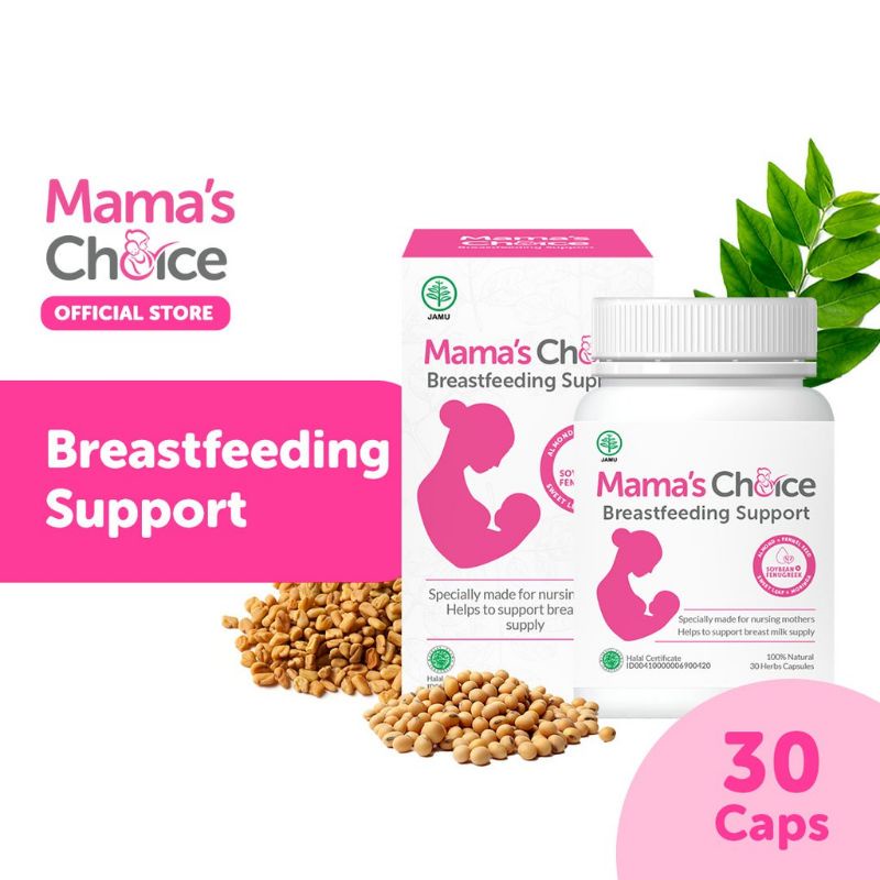 Jual Pelancar Asi Mama's Choice Breastfeeding Support - Suplemen ASI ...