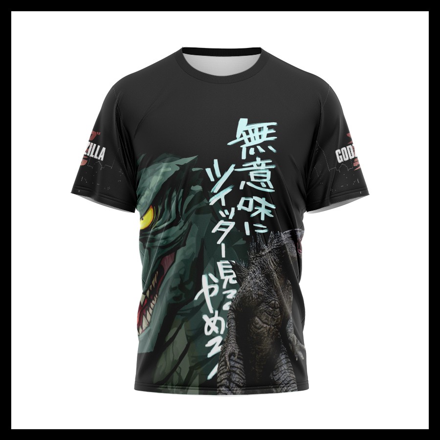 Jual Baju Kaos Tshirt Pria Godzilla Japan King Of Monster Custom ...