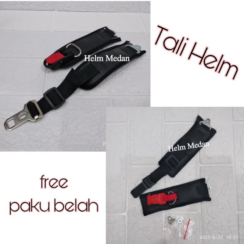 Jual Tali Helm Universal Model LTD Bonus paku belah | Shopee Indonesia