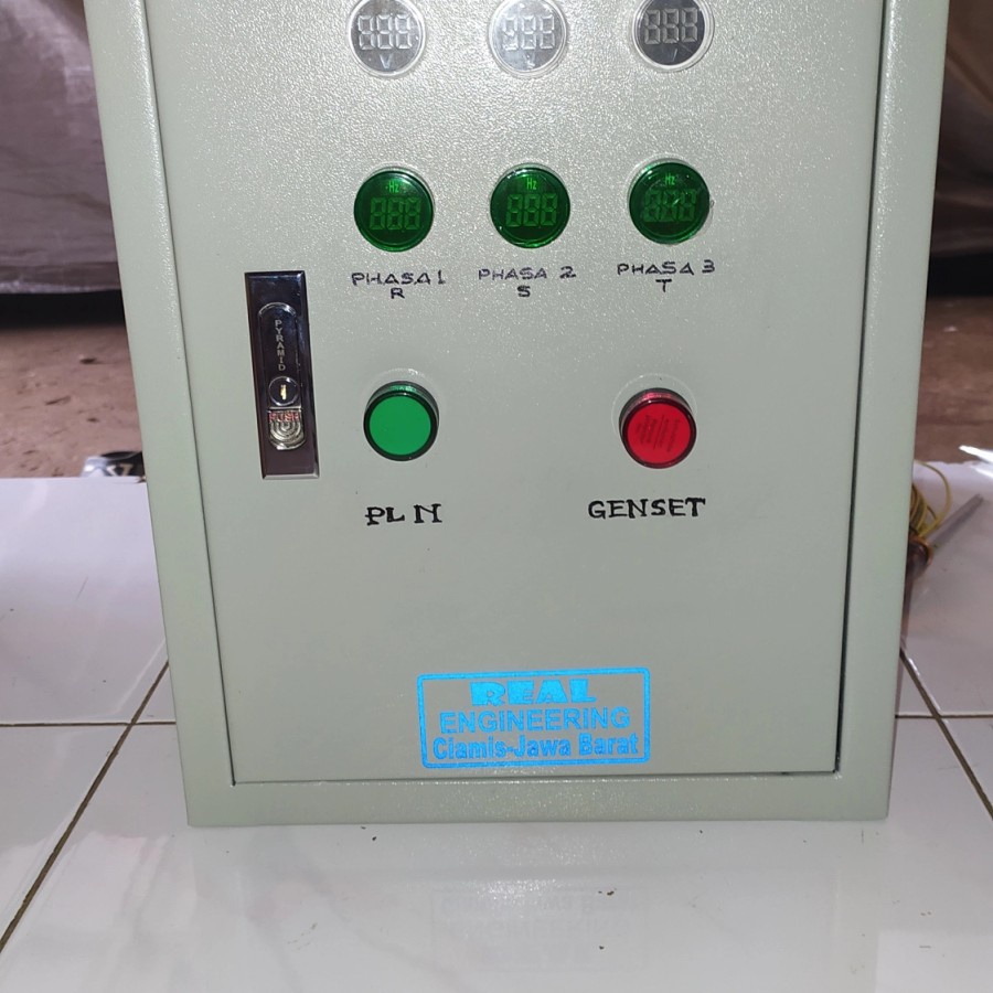 Jual Panel ATS (Auto Transfer Switch) PLN to Genset Listrik 3 Phase | Shopee Indonesia
