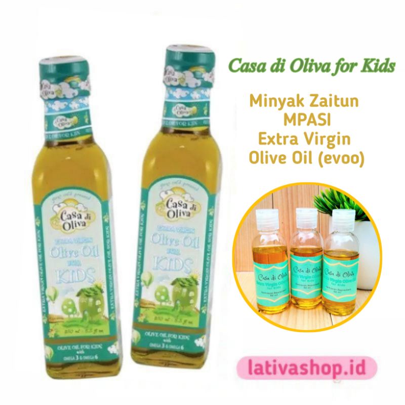Jual Evoo Minyak Zaitun MPASI Extra Virgin Olive Oil Casa di Oliva ...
