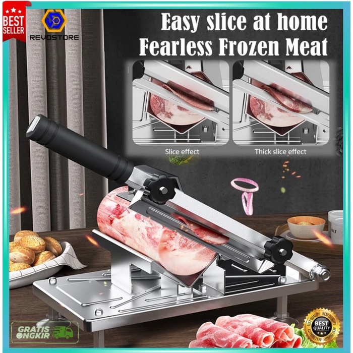 Jual Alat Pemotong pengiris Daging Buah Stainless Steel Meat Slicer ...