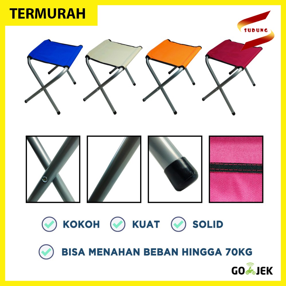 Jual Kursi Lipat Mini Kursi Mancing Kursi Travel Portable Chair ...