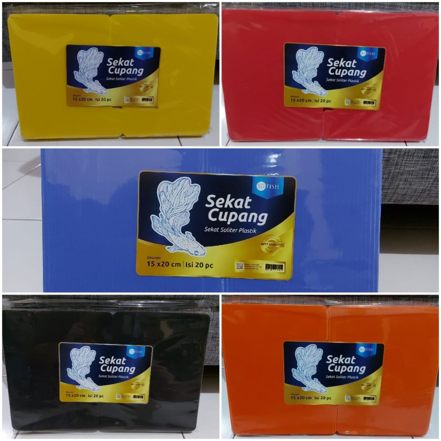 Jual SEKAT SG FISH SOLITAIRE AKUARIUM TOPLES CUPANG 4 LITER 15x20 ISI ...