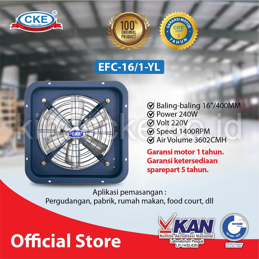 Jual Exhaust Cooling Fan 16 Inch Fan Rumah Toilet industri Exhaust Fan ...