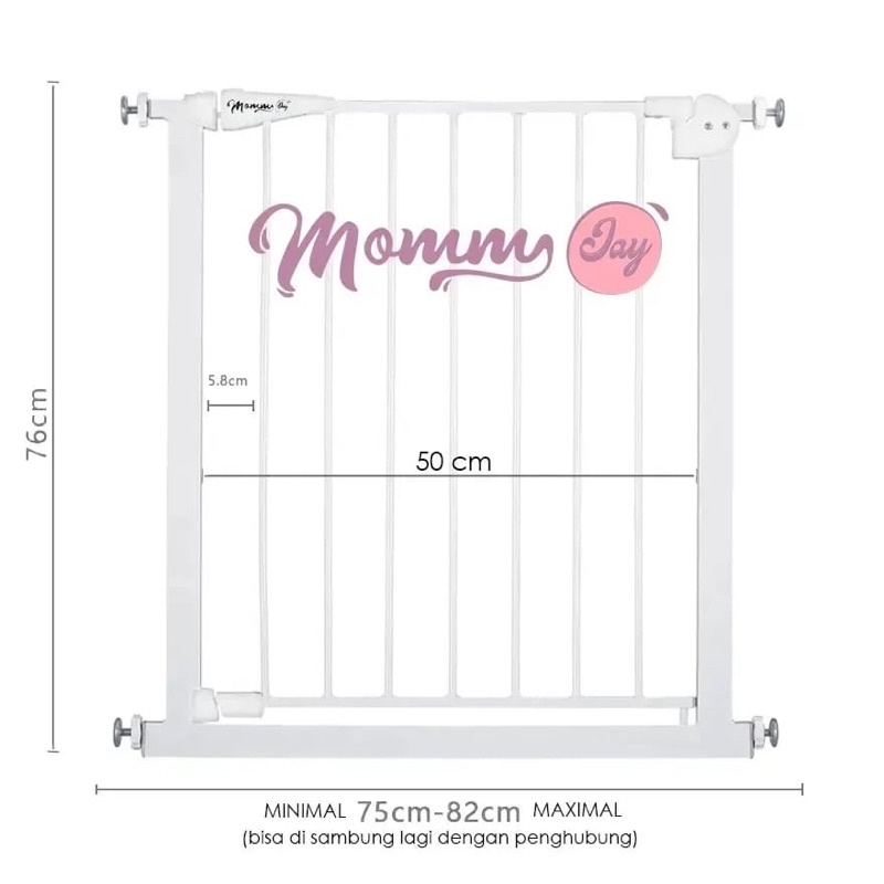 Jual Hophop Sambungan Pagar MOMMY JAY Baby Safety Gate - Sambungan ...