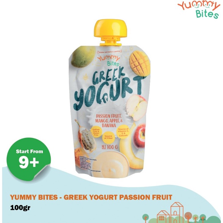 Jual Yummy Bites yoghurt puree 100g pure buah bubur mpasi 100g Organic ...