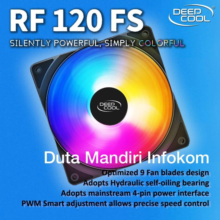 Jual Deepcool RF120 FS Fixed RGB Led Fan Case 120mm 4 Pin PWM - Fan RGB ...