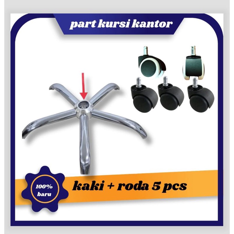 Jual kaki + roda (part kursi kantor) | Shopee Indonesia
