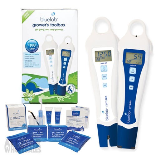 Jual New Bluelab Toolbox pH Pen PPM Pen Tester Meter Calibration ...