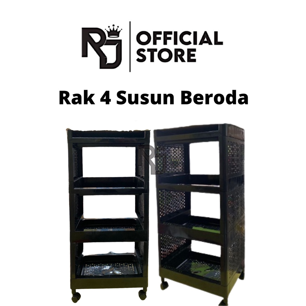 Jual RAK BERODA & TANPA RODA 4 SUSUN / RAK SERBAGUNA BERODA SUSUN 4 ...