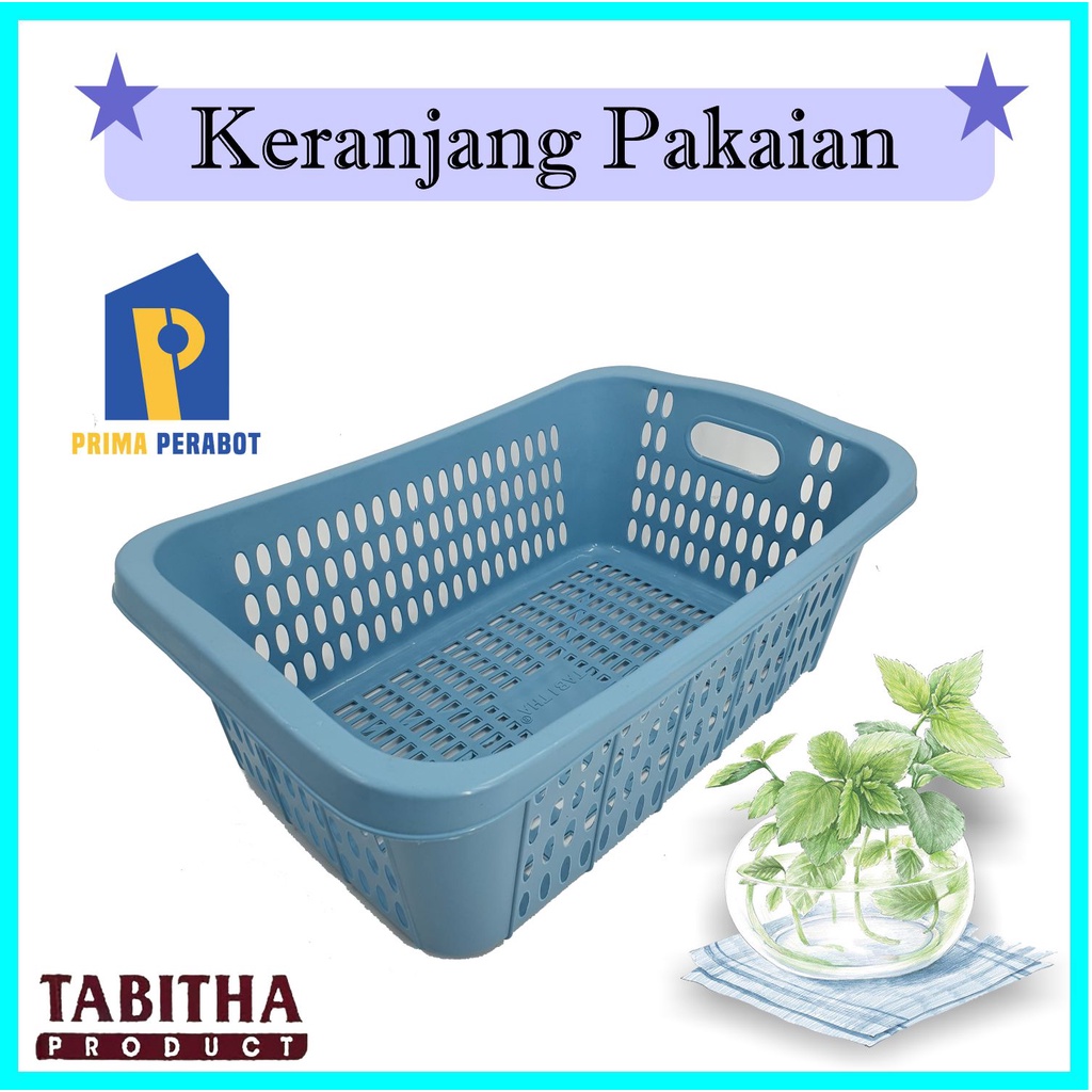 Jual Keranjang Pakaian Segi TABITHA Medium Laundry Basket | Shopee Indonesia
