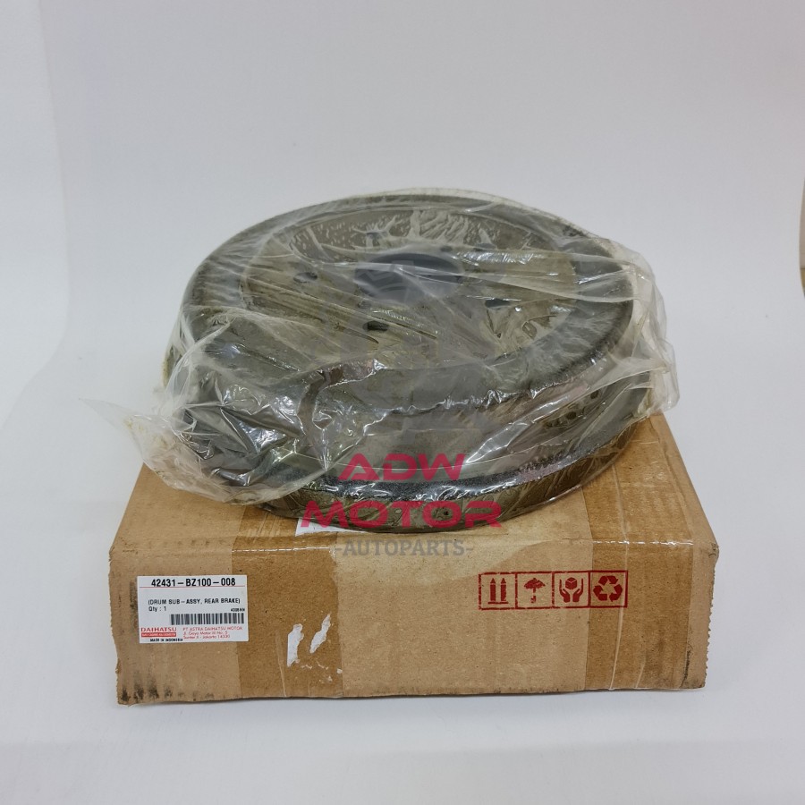 Jual Tromol Belakang Brake Drum Daihatsu GrandMax Luxio 42431-BZ100-008 ...