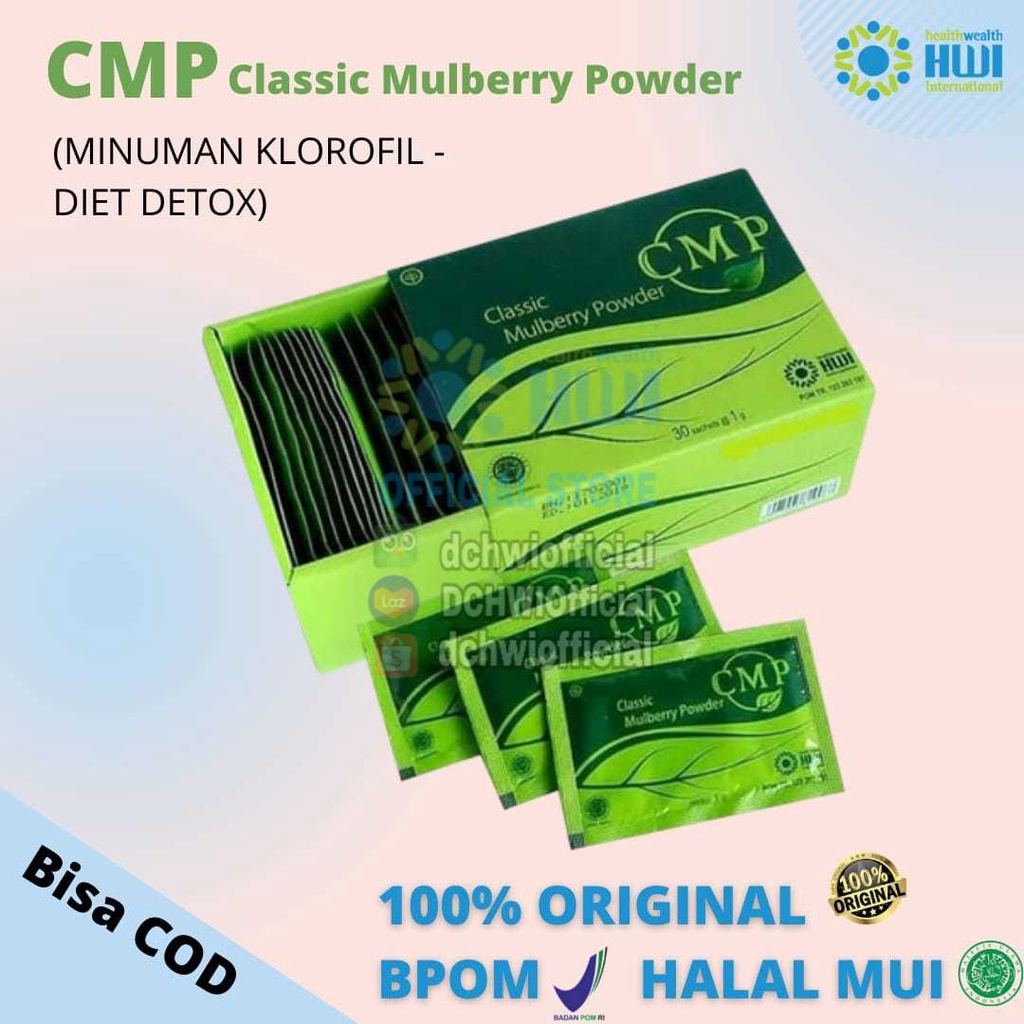 Jual CMP Original dan Mint HWI BOX isi 30 sachet, MINUMAN BUBUK ...