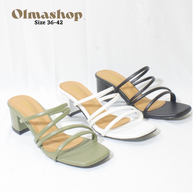 Jual high heels wanita sandal sendal tali hak tahu perempuan remaja ...