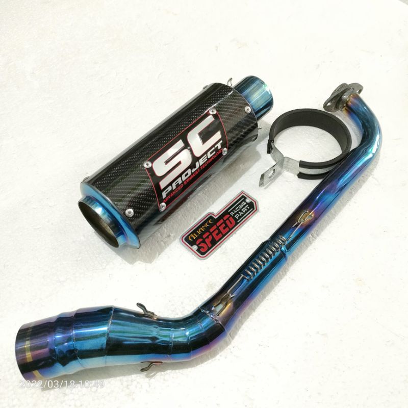 Jual Knalpot SC PROJECT VARIO 125 150 160 NMAX AEROX PCX 150 160 BEAT ...