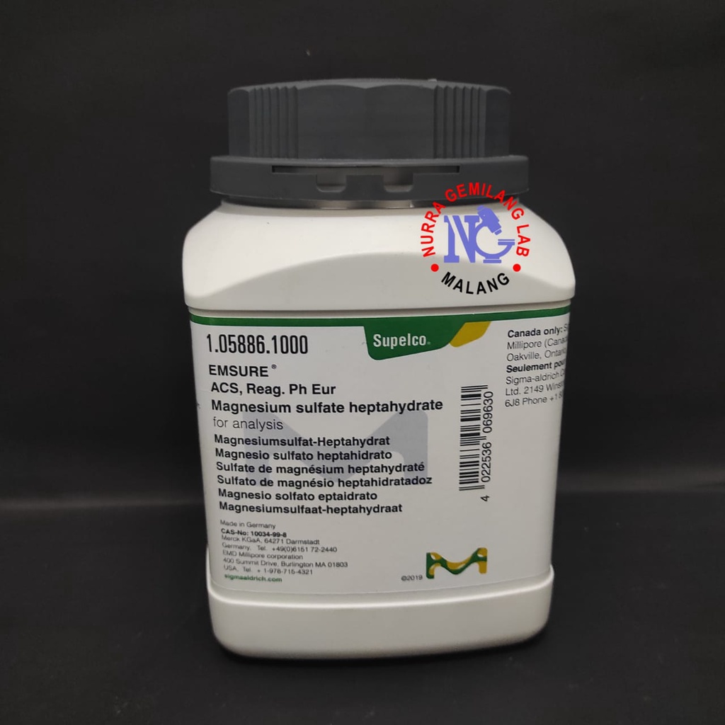 Jual Magnesium sulfate heptahydrate MgSO4 MERCK 1.05886.1000 ecer 10 ...