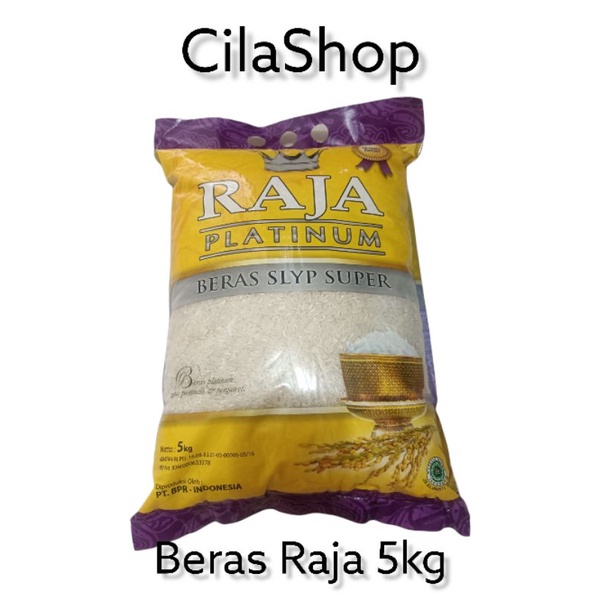 Jual Beras Raja Platinum 5kg | Shopee Indonesia