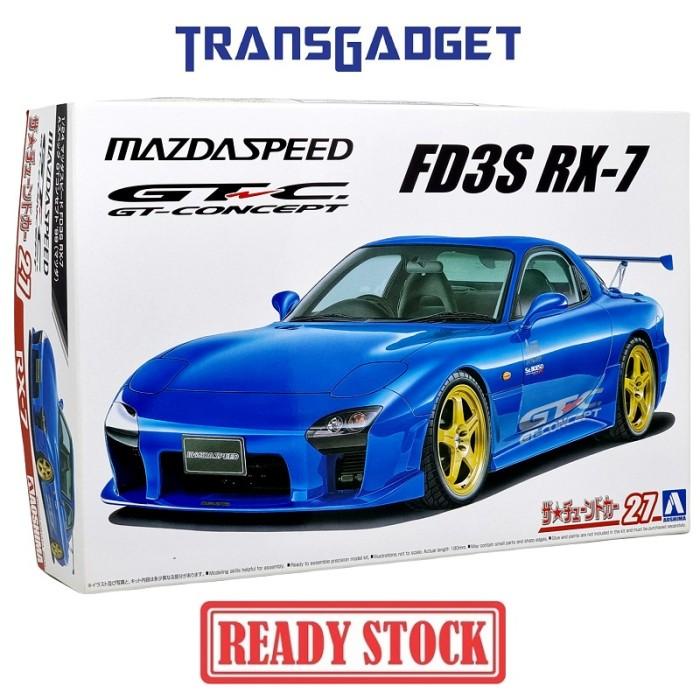 Jual AOSHIMA 27 Mazdaspeed FD3S Mazda RX-7 A Spec GT Concept 99 1/24 ...