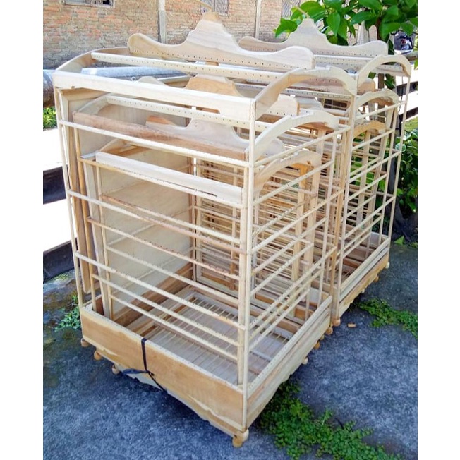 Jual Sangkar Diamond 1set (Nomor 1 2 3) / Sangkar kayu jati | Shopee ...