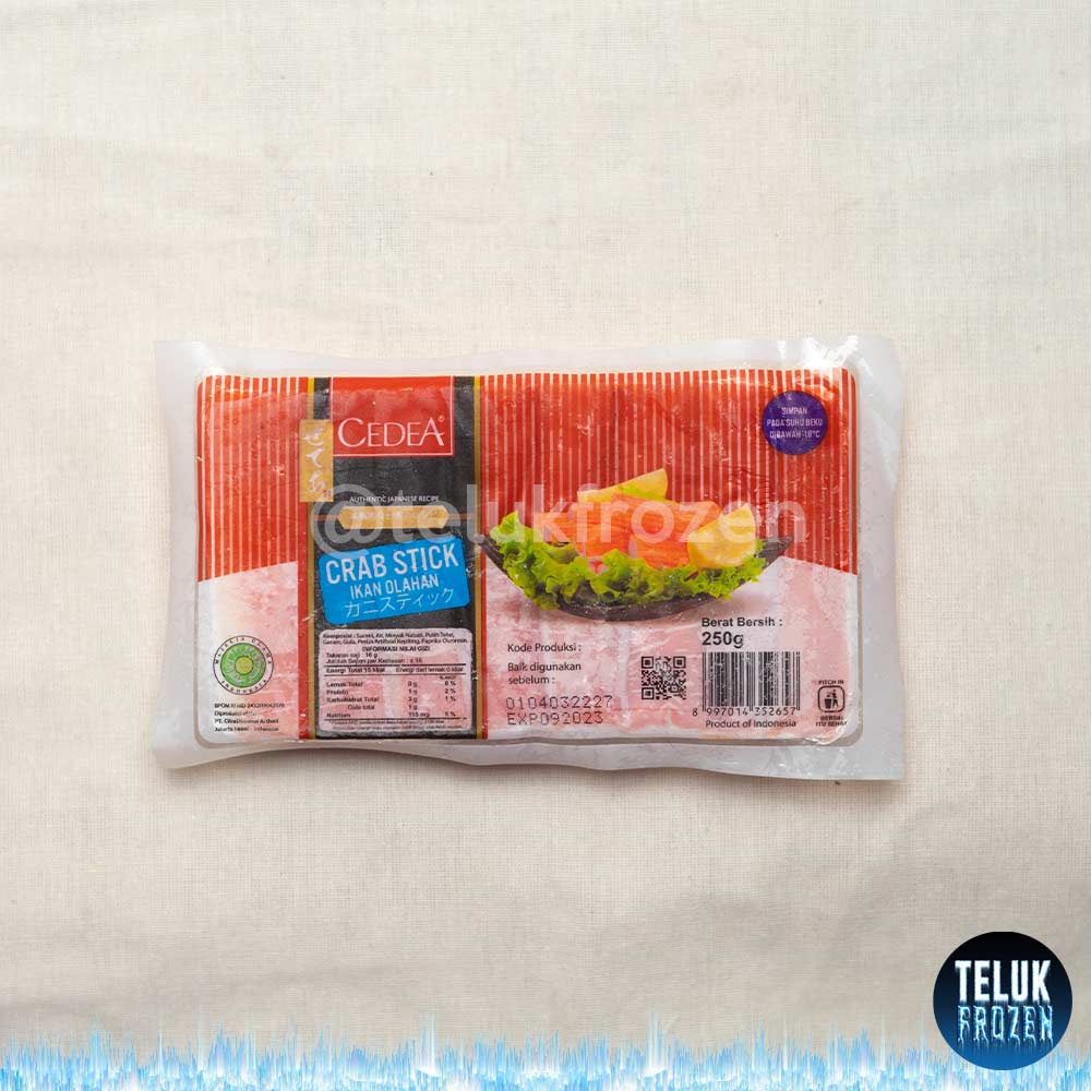 Jual crabstick cedea kecil crab stick kani 250g 250gr 250 g nuget ...