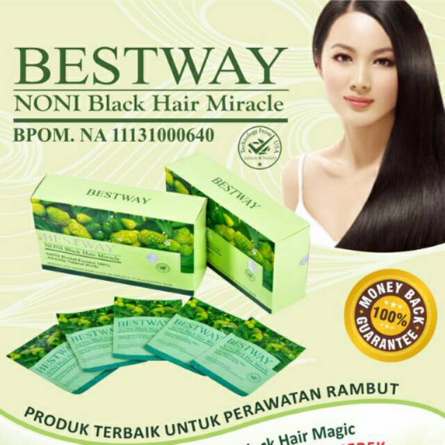 Jual Bestway Noni Hair Dye Black Hair Magic 20's - Shampoo Noni, Semir ...