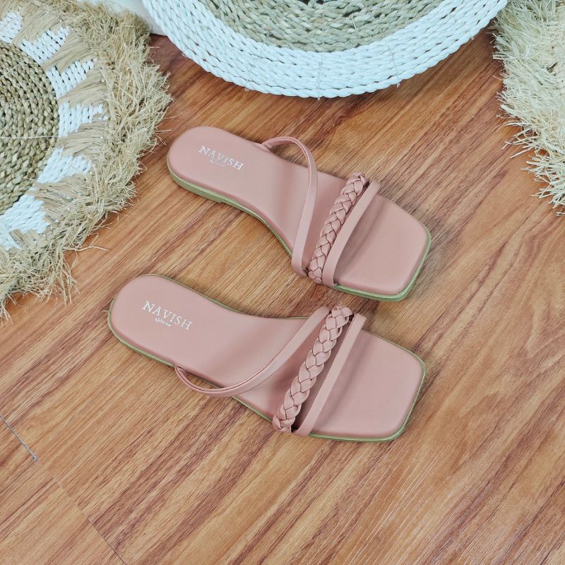 Jual Navish - Zanna Sandal (Box and Buble Wrap) | Shopee Indonesia
