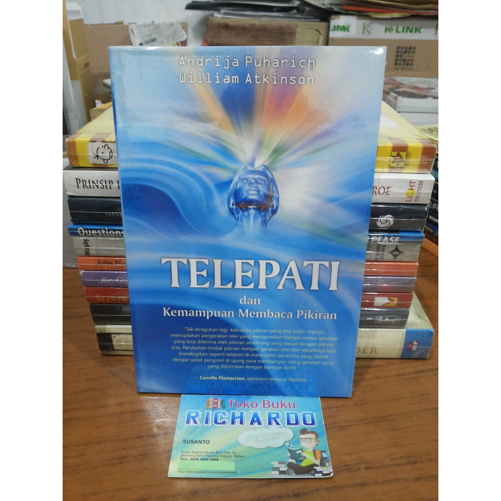 Jual Buku Telepati dan Kemampuan Membaca Pikiran --- Andrija Puharich ...