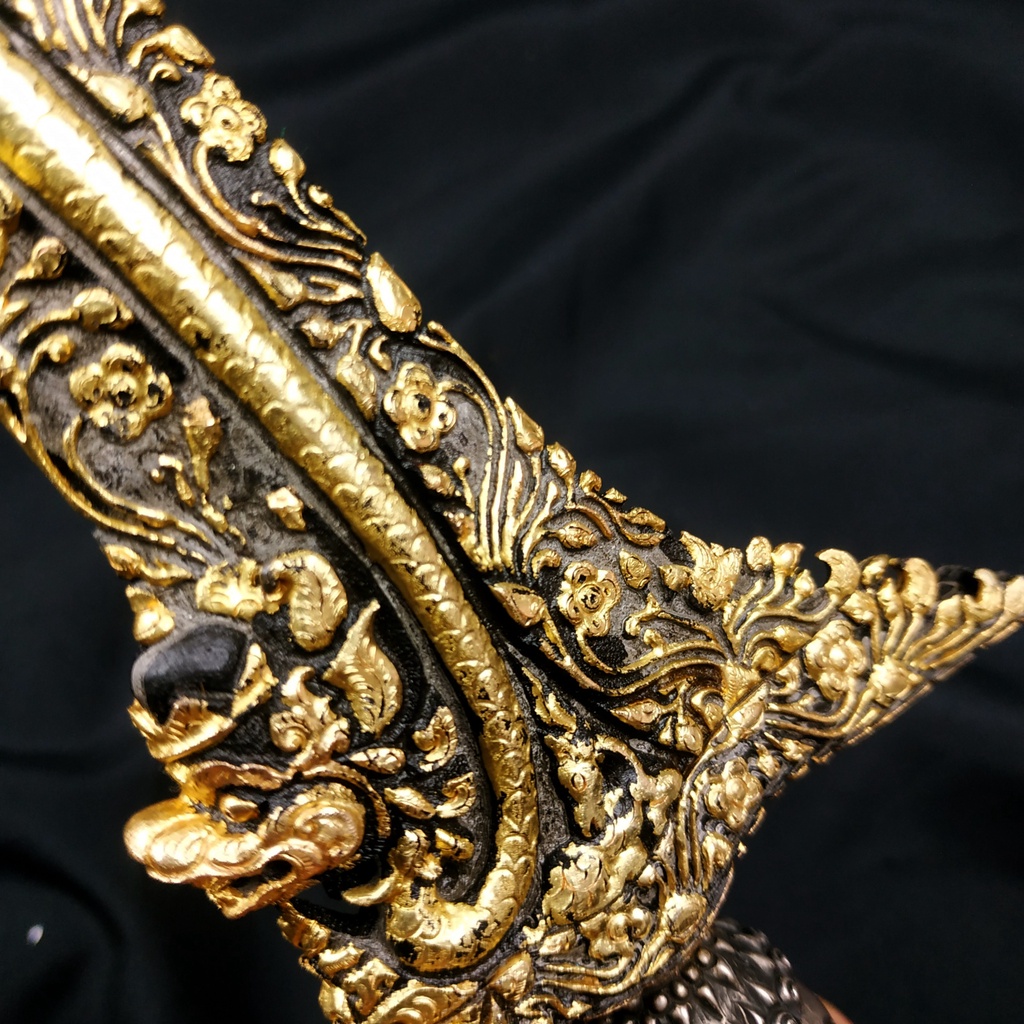 Jual Keris Khas Bugis Naga Raja Kinatah Emas | Shopee Indonesia