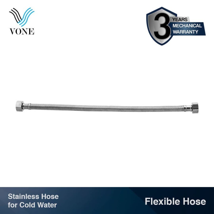 Jual VONE Flexible Hose Selang Fleksibel 50 CM Toilet WC Stainless ...