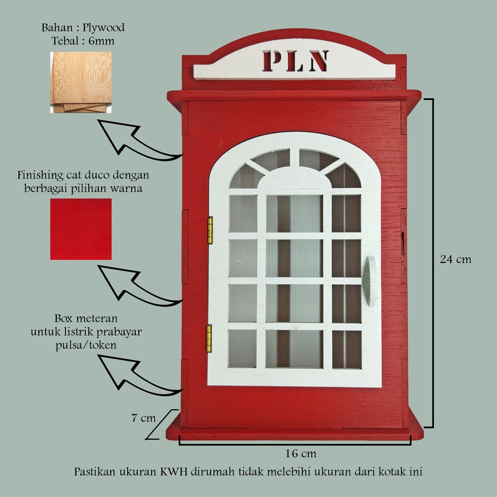 Jual BOX METERAN LISTRIK / BOX METERAN PRABAYAR / KOTAK LISTRIK / KOTAK ...