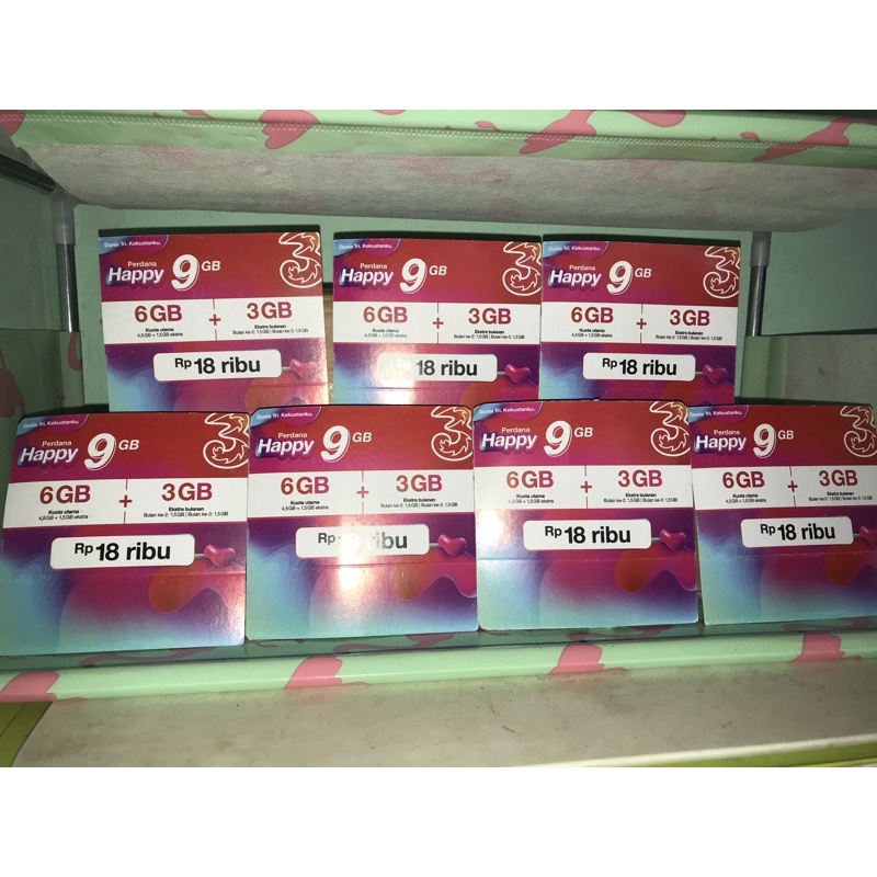 Jual Perdana 3 9GB | Shopee Indonesia